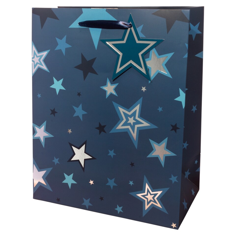 Tesco Blue Stars Large Bag - Tesco Groceries