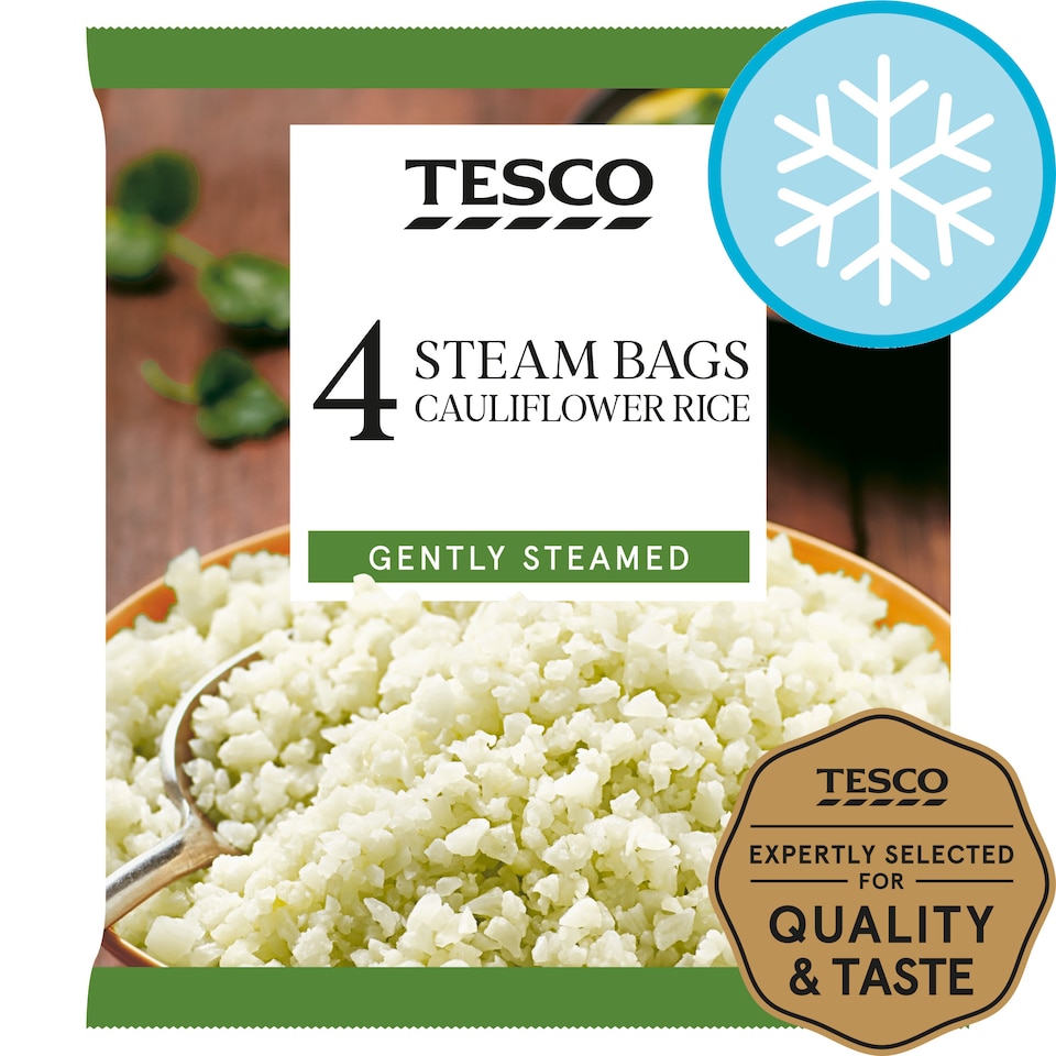Tesco Cauliflower Rice 4 Pack 600G - Tesco Groceries