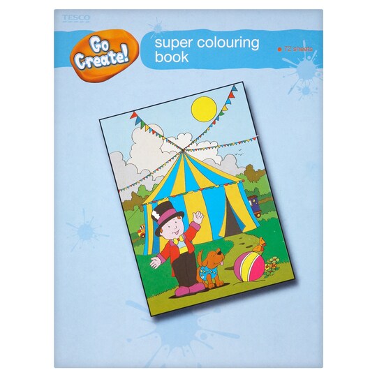 T. GO CREATE COLOURING PAD 64 SHEET - Tesco Groceries