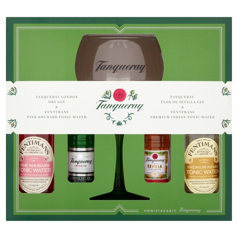 Tanqueray Gin 50Ml & Tonic Water 200Ml Gift Set - Tesco Groceries