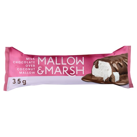 Mallow & Marsh Milk Chocolate & Coconut Marshmallow Bar 35g - Tesco ...