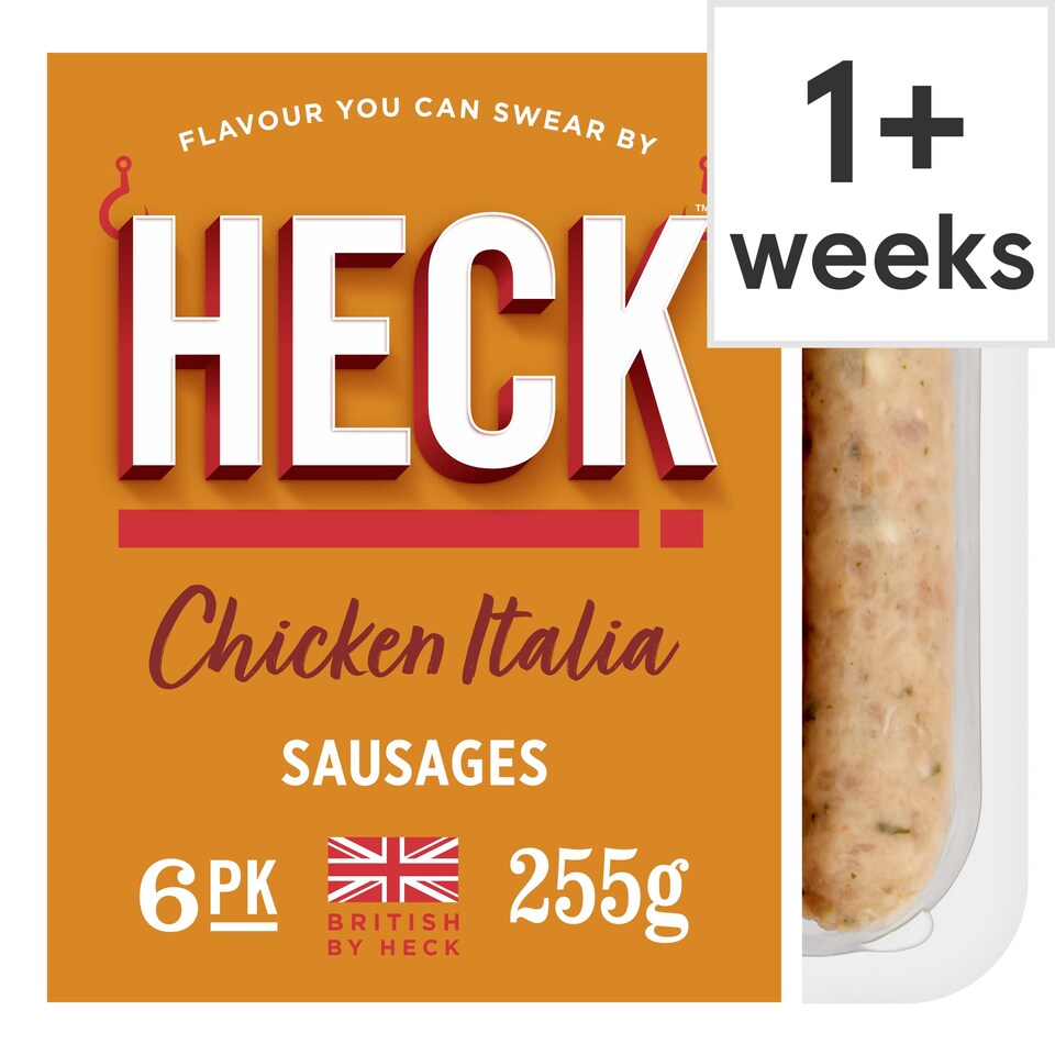 Heck Chicken Italia Sausages 255G - Tesco Groceries