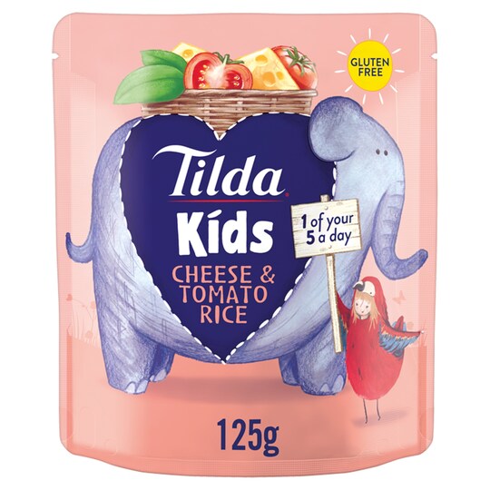 Tilda Kids Cheese & Tomato Rice 125G - Tesco Groceries