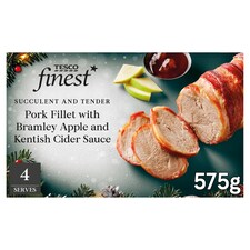 Tesco Finest Pork Fillet Wrapped in Bacon 575g - Tesco Groceries