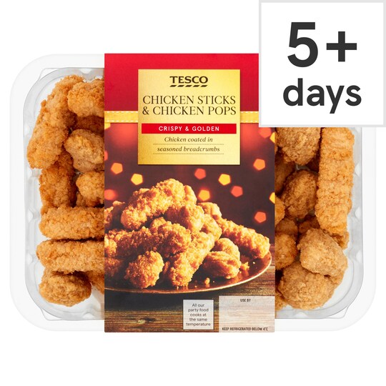 Tesco Chicken Sticks & Pops 330G - Tesco Groceries