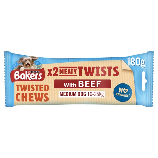 Bakers 2 Meaty Twists 180G - Tesco Groceries