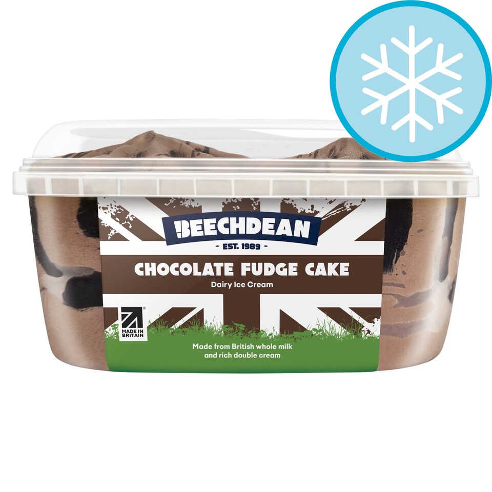 Beechdean Chocolate Fudge Cake Ice Cream 1 litre - Tesco Groceries