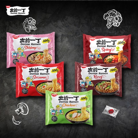 Nissin Demae Ramen Noodles - Spicy 100g - Tesco Groceries