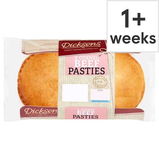 Dicksons Corned Beef Pasties 2 X 148G - Tesco Groceries