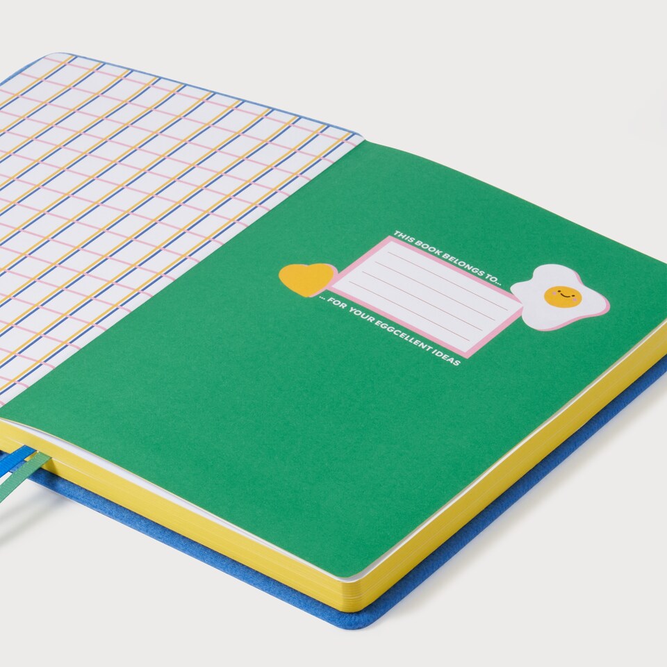 Paperchase Deli A5 Embroidered Notebook - Tesco Groceries