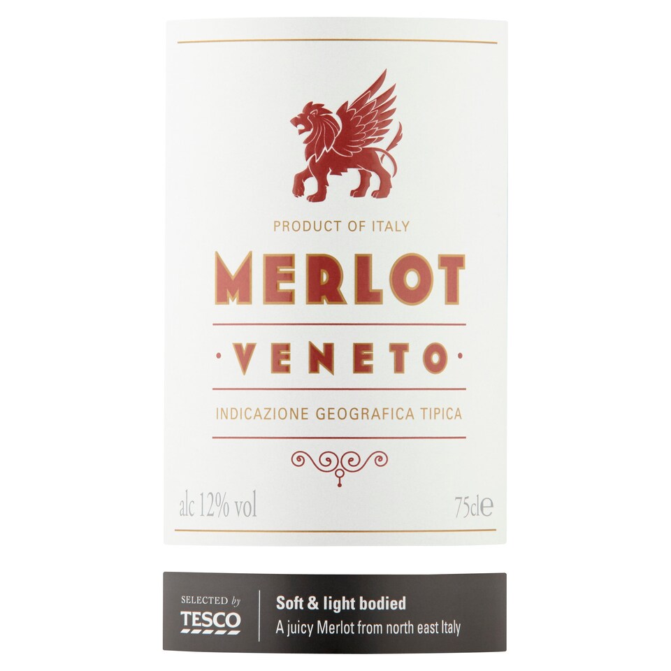 Tesco Italian Merlot 75Cl - Tesco Groceries