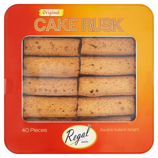 REGAL ORIGINAL CAKE RUSKS 40 PIECES - Tesco Groceries