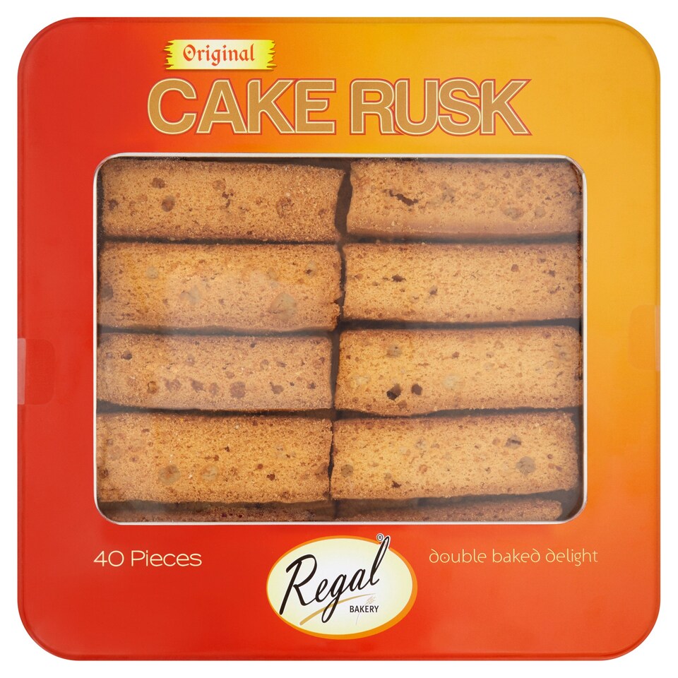 REGAL ORIGINAL CAKE RUSKS 40 PIECES - Tesco Groceries