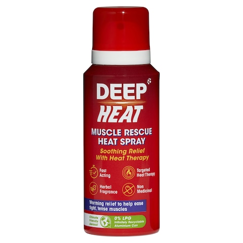 Deep Heat Muscle Rescue Heat Therapy Spray 72.5ml - Tesco Groceries