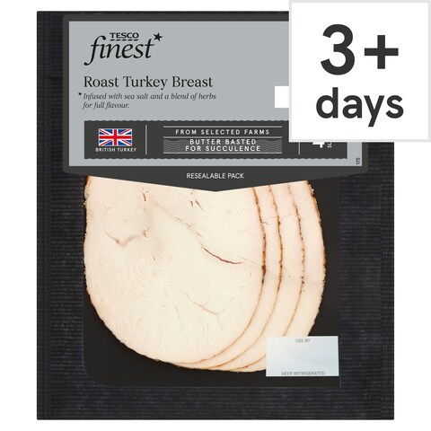 Tesco Finest Roast Turkey Breast 120g - Tesco Groceries