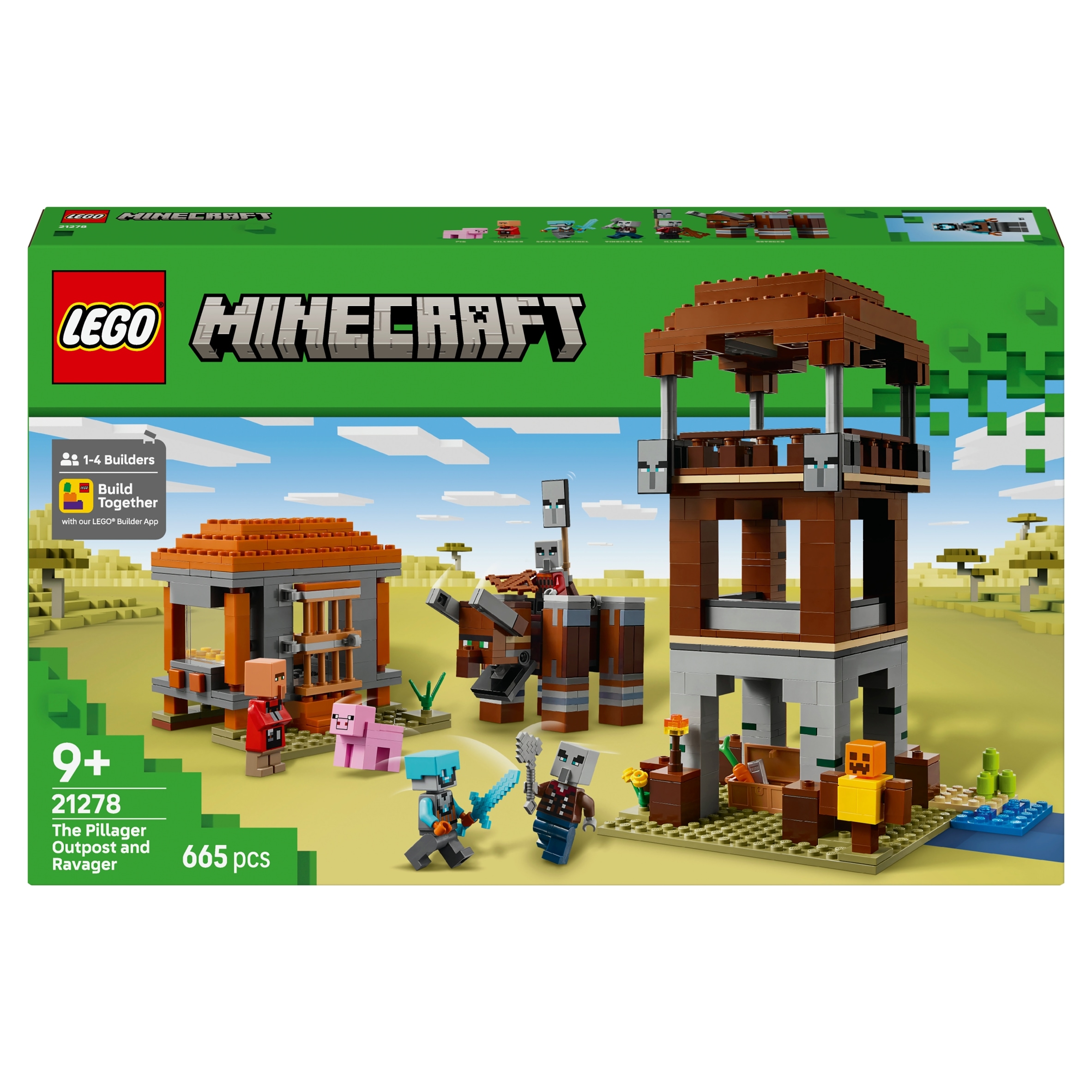 LEGO Minecraft 21278 Základ&a plienite&ov a Ni&ite& - Tesco Groceries