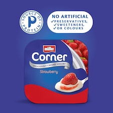 Muller Corner Strawberry Yogurt 136G - Tesco Groceries