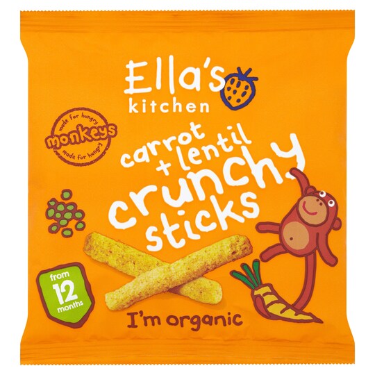 Ella's Kitchen Lentil Stick Carrot & Cumin 15G - Tesco Groceries