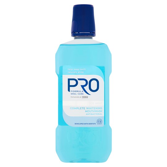 Pro-Formula Whitening Mouthwash 500Ml - Tesco Groceries