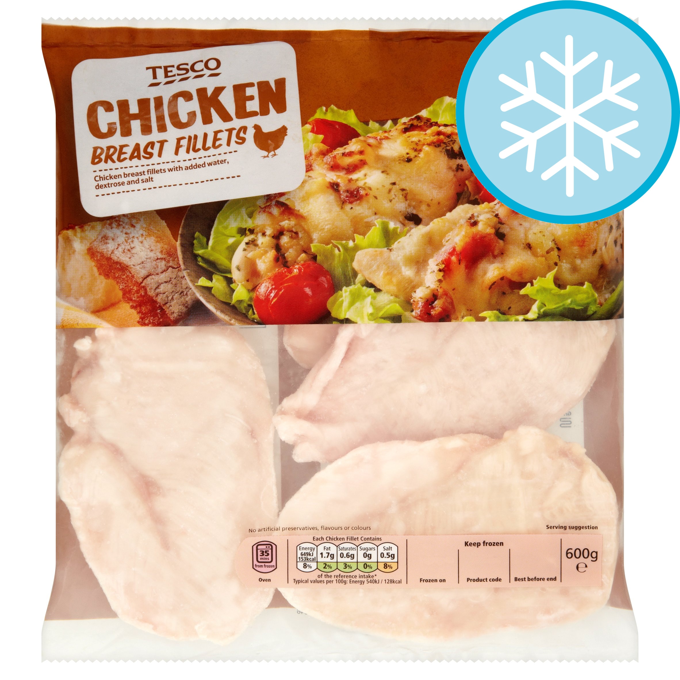 TESCO CHICKEN FILLETS 600G - Tesco Groceries