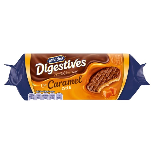 Mcvities Caramel Digestive Biscuits 250G - Tesco Groceries