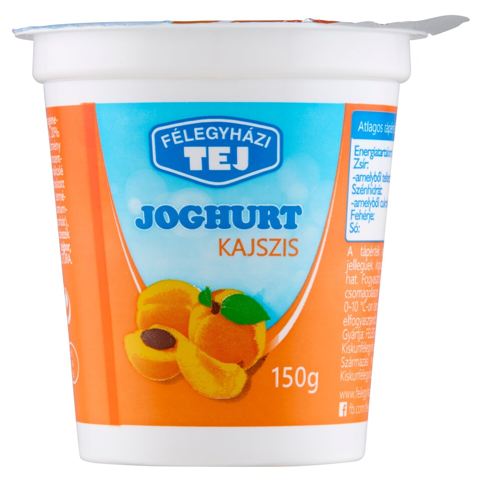 Félegyházi Tej Apricot Yogurt 150 g - Tesco Groceries