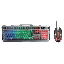 Trust Gxt845 Gaming Keyboard And Mouse Set - Tesco Groceries