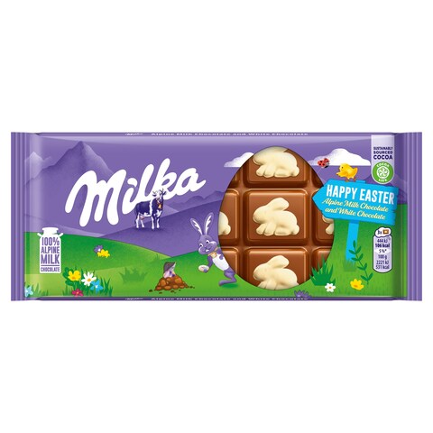 Milka Happy Easter alpesi tej felhasználásával készült tejcsokoládé és ...
