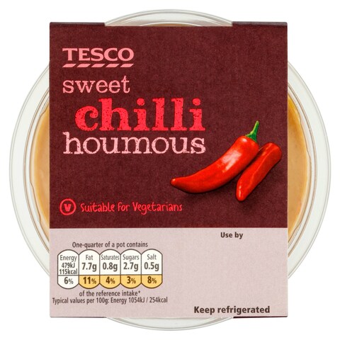 Tesco Sweet Chilli Houmous 182G - Tesco Groceries
