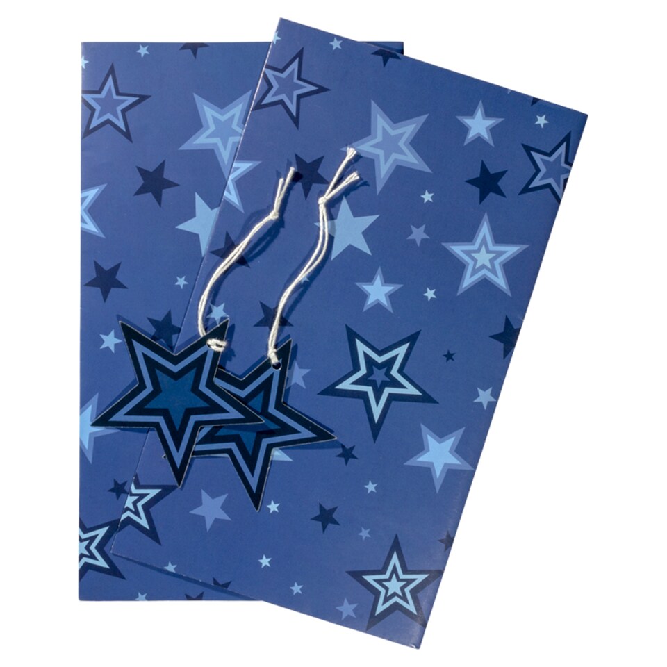 Tesco Blue Stars 2 Sheet 2 Tags - Tesco Groceries