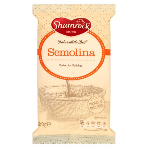 Shamrock Semolina 500G - Tesco Groceries