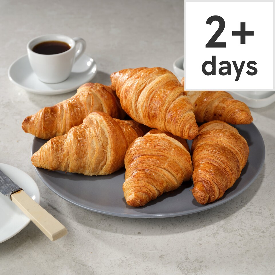 Tesco 6 All Butter Croissants Family Pack - Tesco Groceries