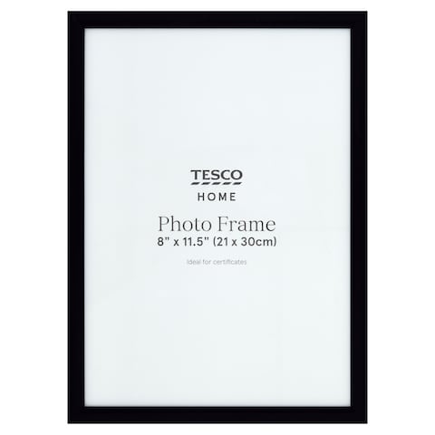F&F Home Basic Plastic Frame Black A4 - Tesco Groceries