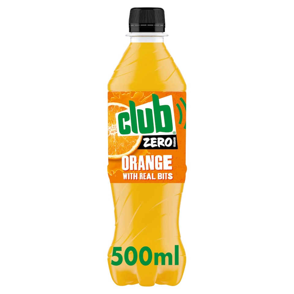 Club Zero Orange 500Ml - Tesco Groceries