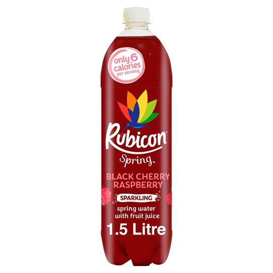 Rubicon Spring Water Black Cherry Raspberry 1.5L - Tesco Groceries