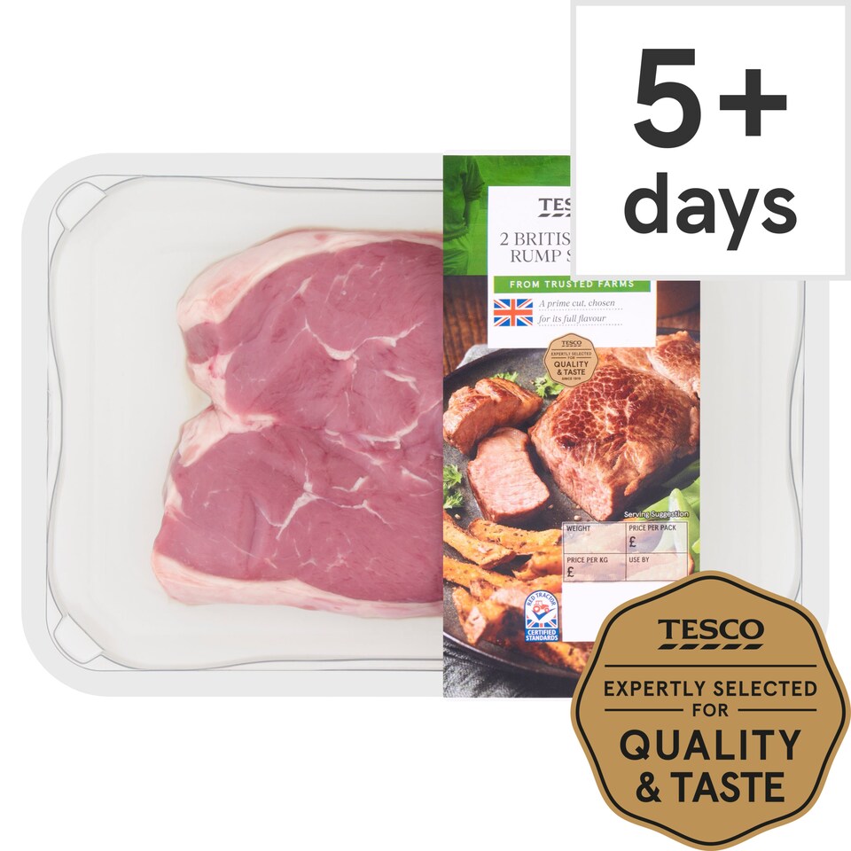 Tesco 2 Lamb Rump Steaks 300G - Tesco Groceries
