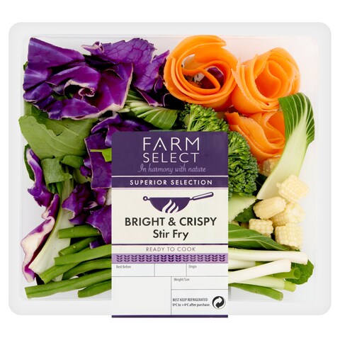 Farm Select Rainbow Stirfry 220g - Tesco Groceries