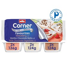Muller Corner Favourites Yoghurt 6 Pack 768G - Tesco Groceries