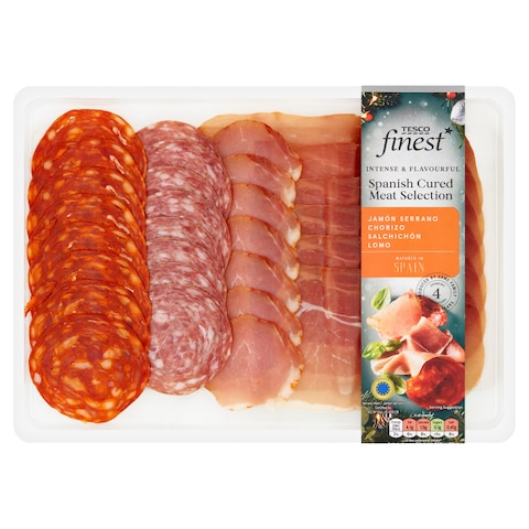 Tesco Finest Spanish Cured Meat Selection 188G - Tesco Groceries