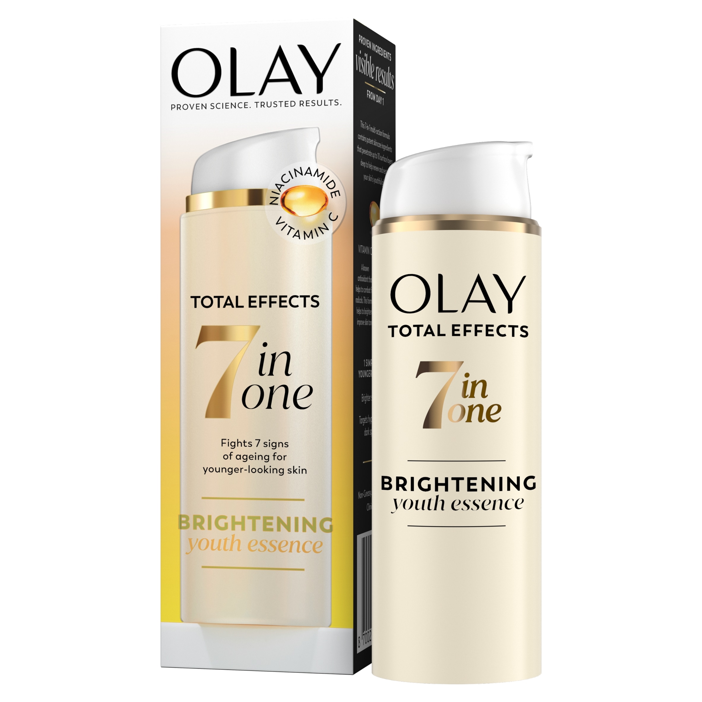 Olay Total Effects 7 in One Brightening Youth Essence 50ml - Tesco ...