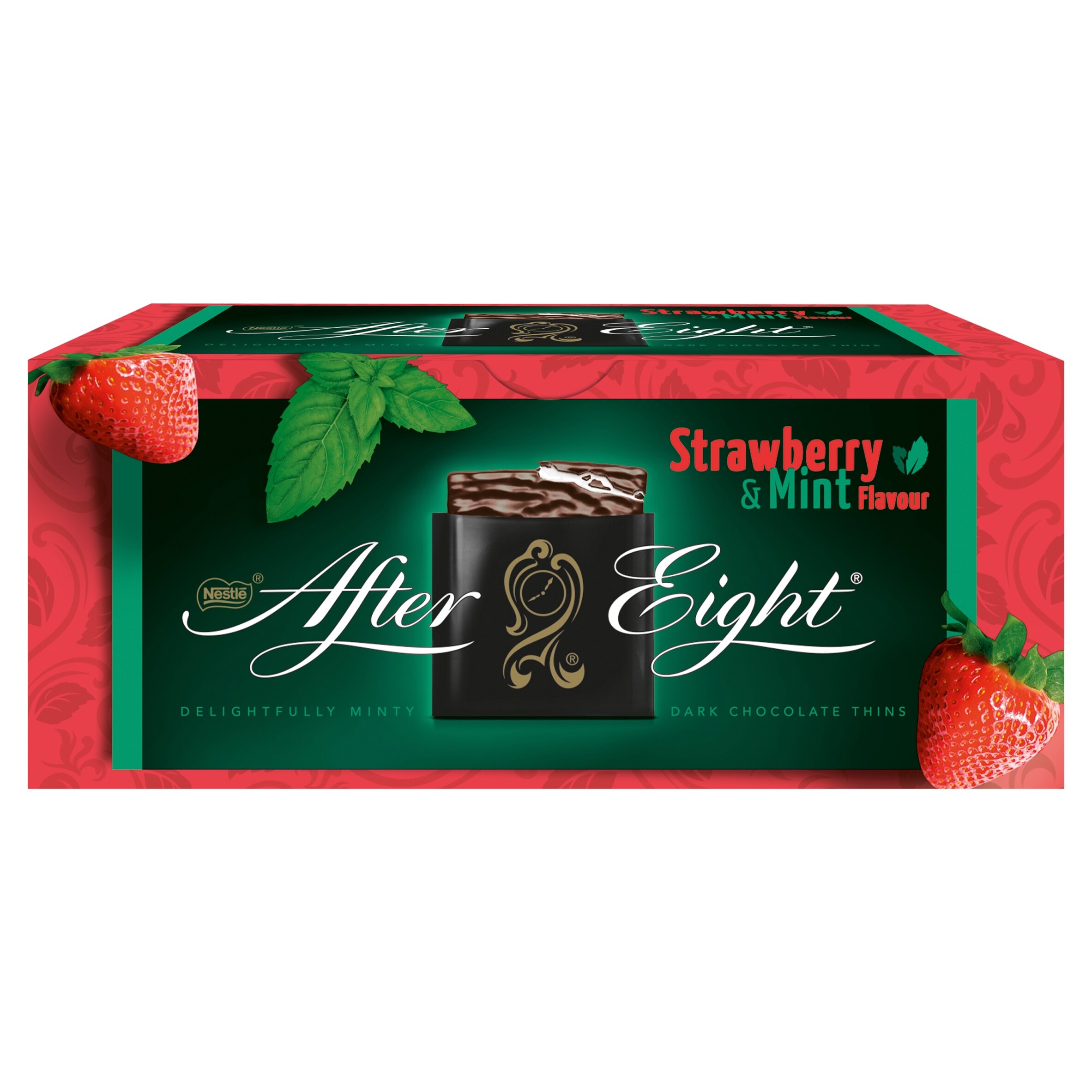 AFTER EIGHT Strawberry, Dark Chocolate with Peppermint Filling and ...
