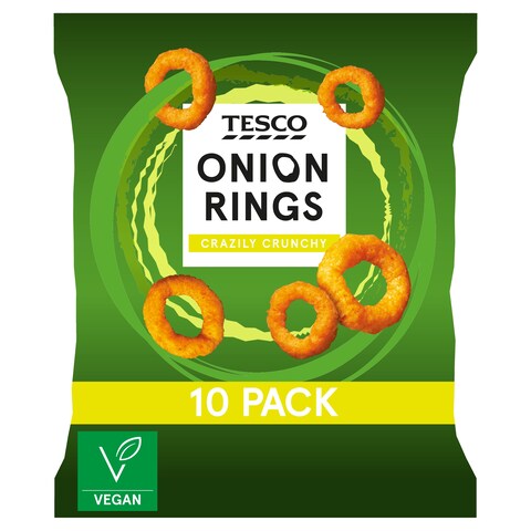 Tesco Onion Rings 10 Pack 170G - Tesco Groceries