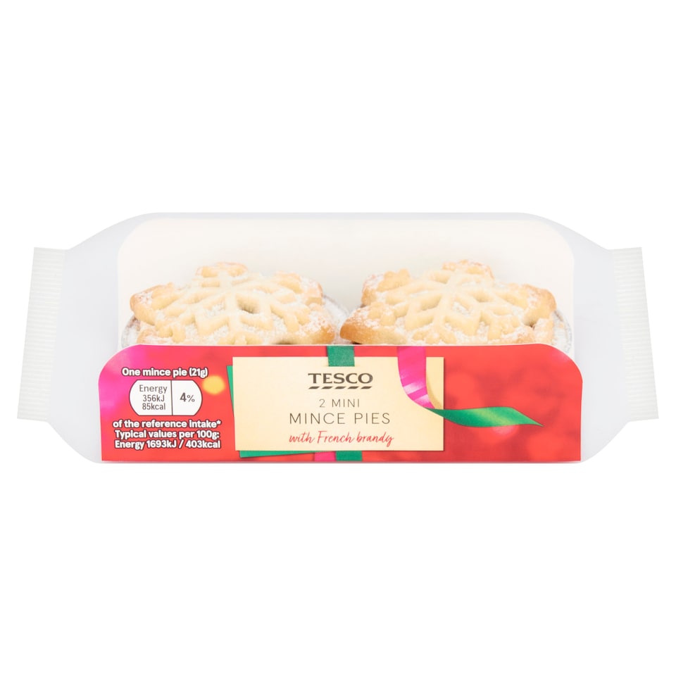 Tesco 2 Mini Mince Pies - Tesco Groceries