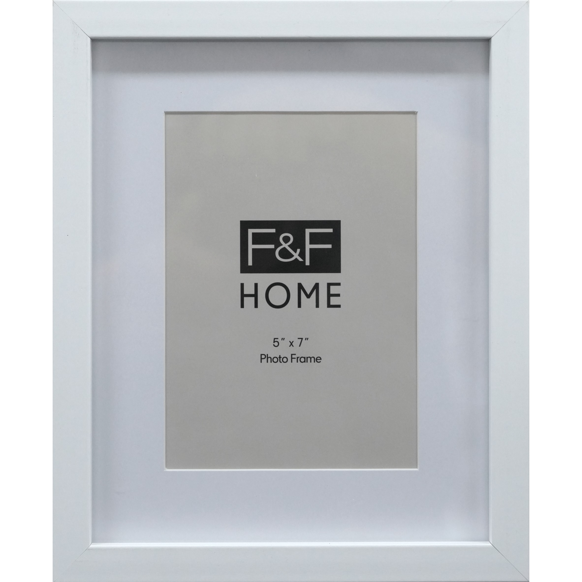 F&F Home White 5x7 Frame - Tesco Groceries