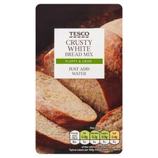 Tesco Crusty White Farmhouse Bread Mix 500G - Tesco Groceries