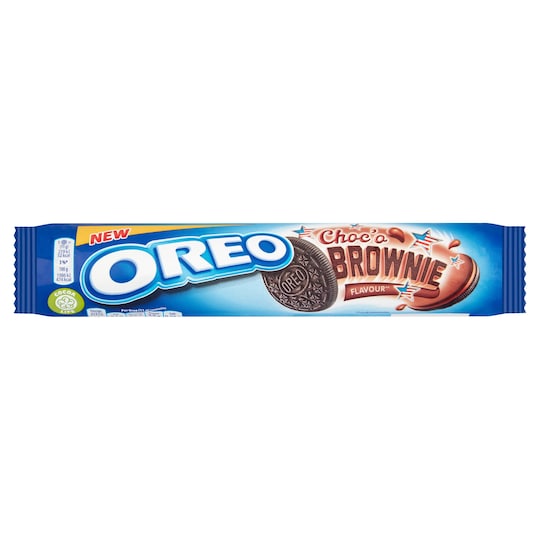 Oreo Choco Brownie Flavour Cookies 154G - Tesco Groceries