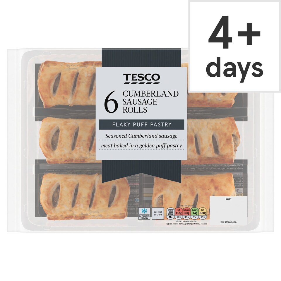 Tesco Cumberland Pork Sausage Roll 360g - Tesco Groceries