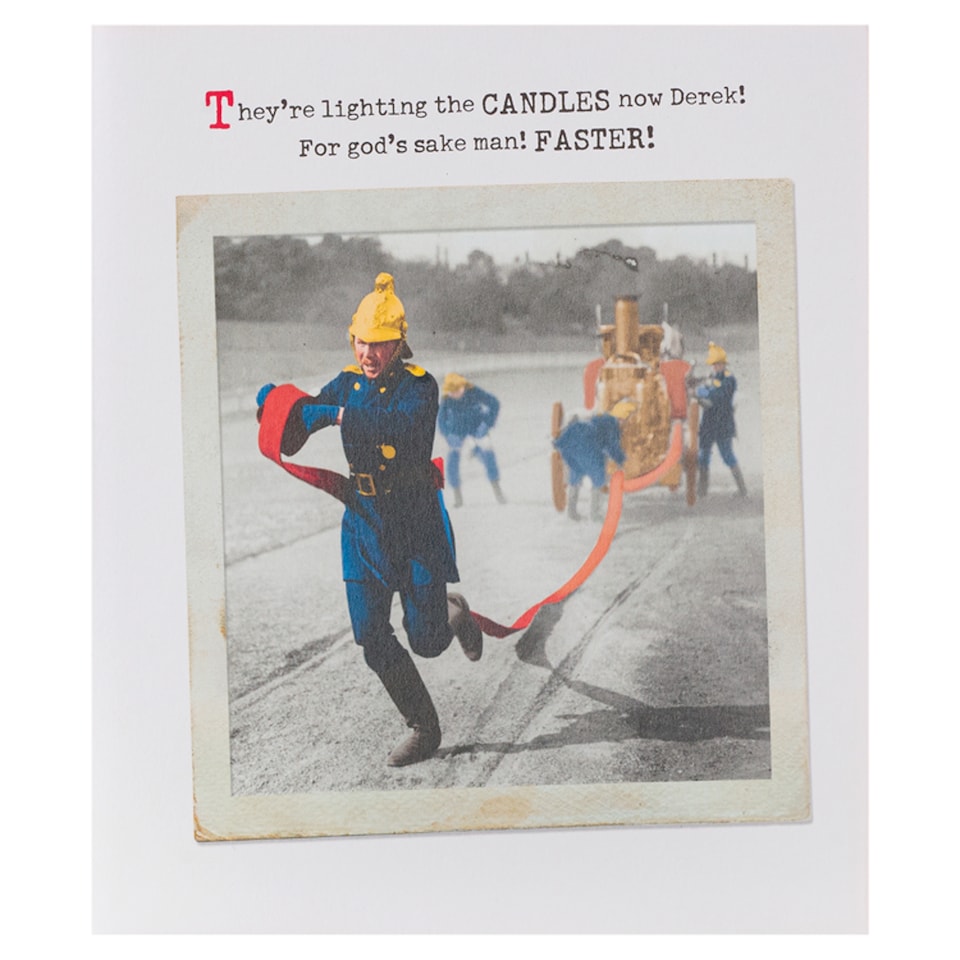 Hanson White Birthday Card (Humour) - Tesco Groceries