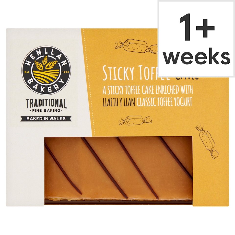 Henllan Bakery Sticky Toffee Cake - Tesco Groceries