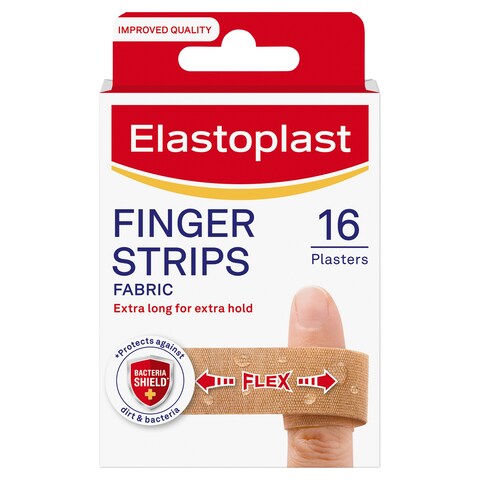 Elastoplast Finger Strips Plasters 16s - Tesco Groceries